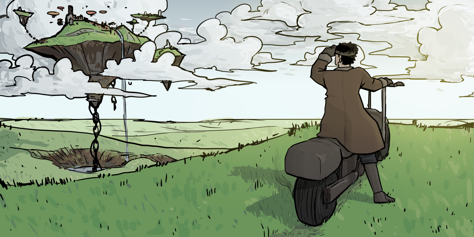 Floating Islands, Me, Digital, 2021 | Scrolller