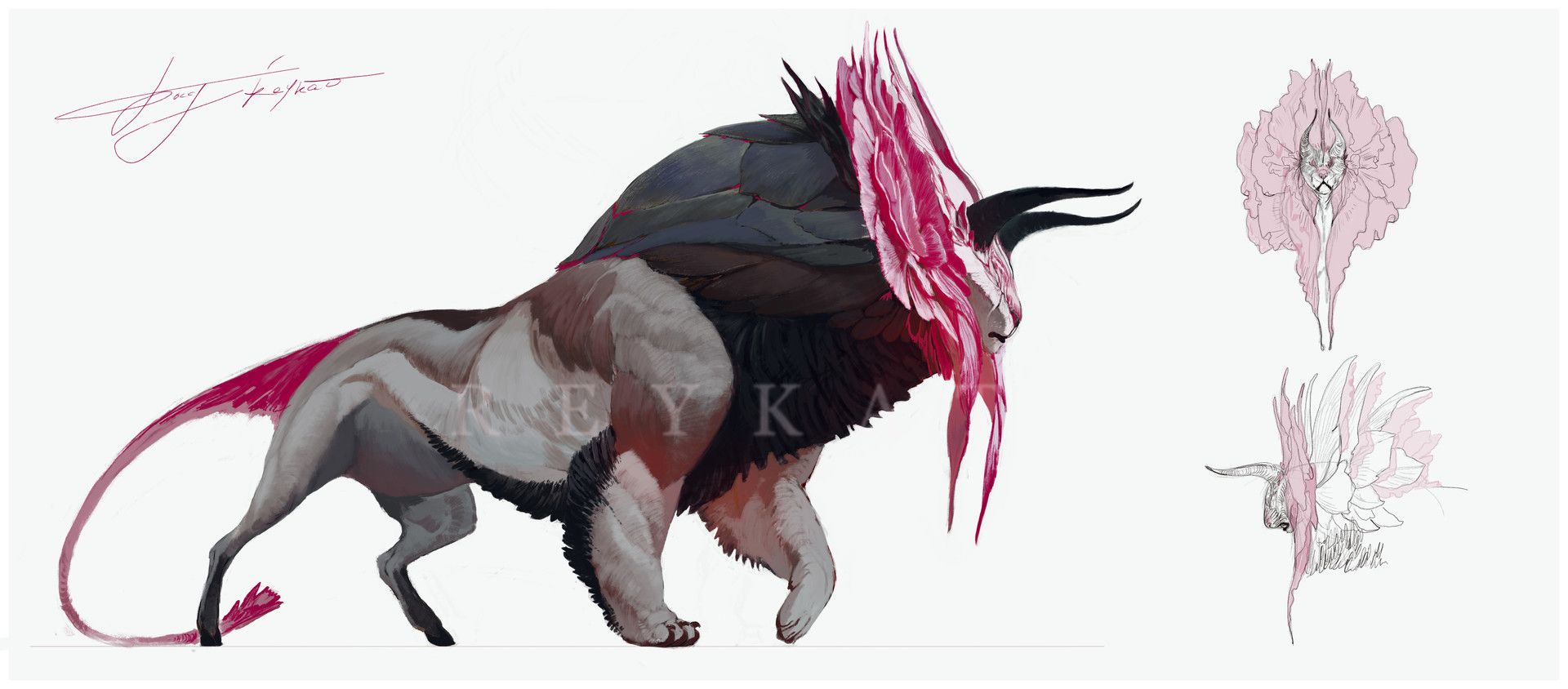 Flower Lion by Olya Bossak | Scrolller