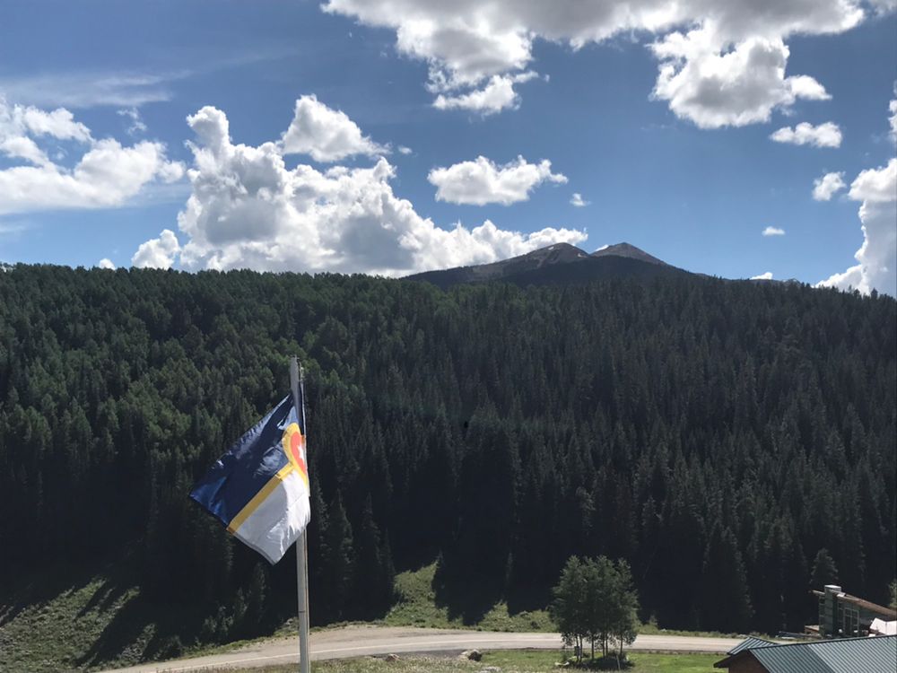 Flying the flag! Crested Butte, CO | Scrolller