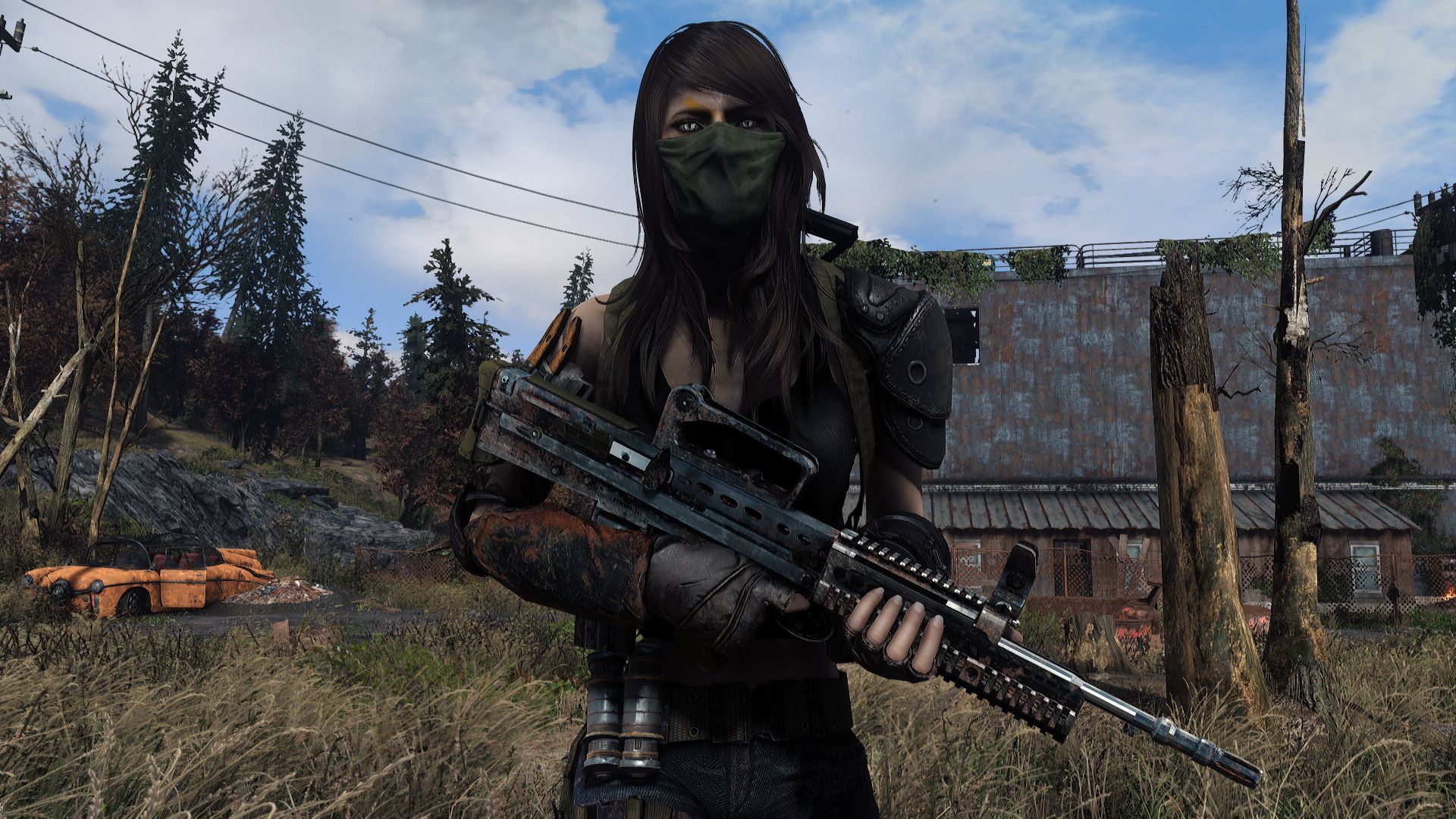 [FO4] Can anyone help me find the armor this girl is wearing? Link/name appreciated | Scrolller