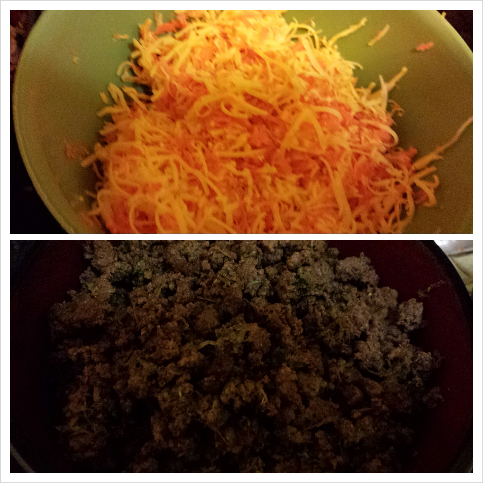 For tacos:I cut my ground beef with Zucchini and my cheese with carrot. Anyone have other ...