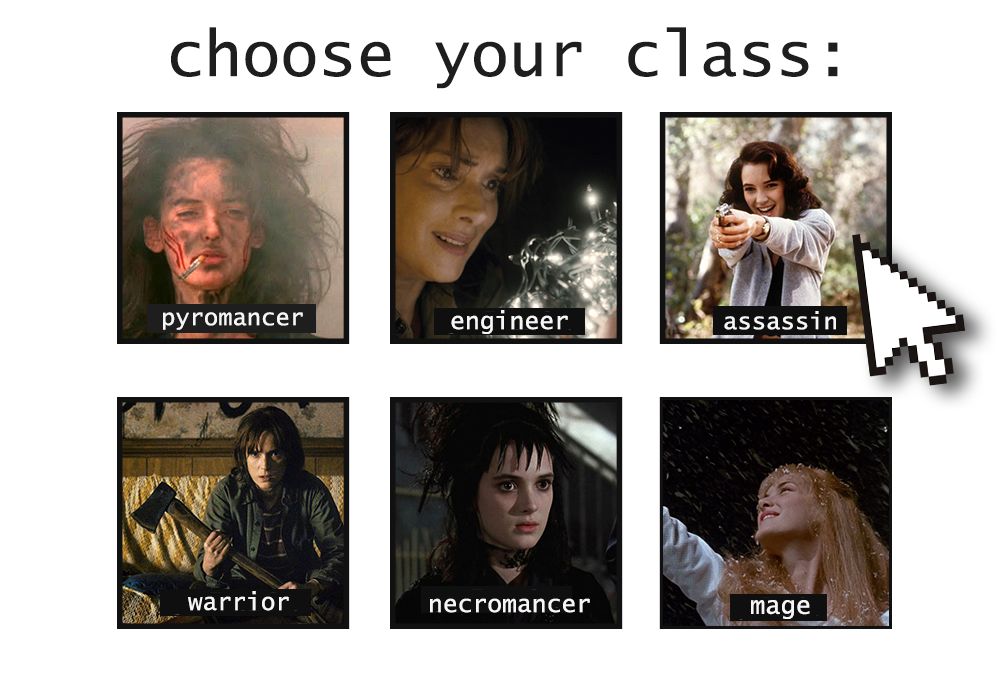 For the gamers: choose your class | Scrolller