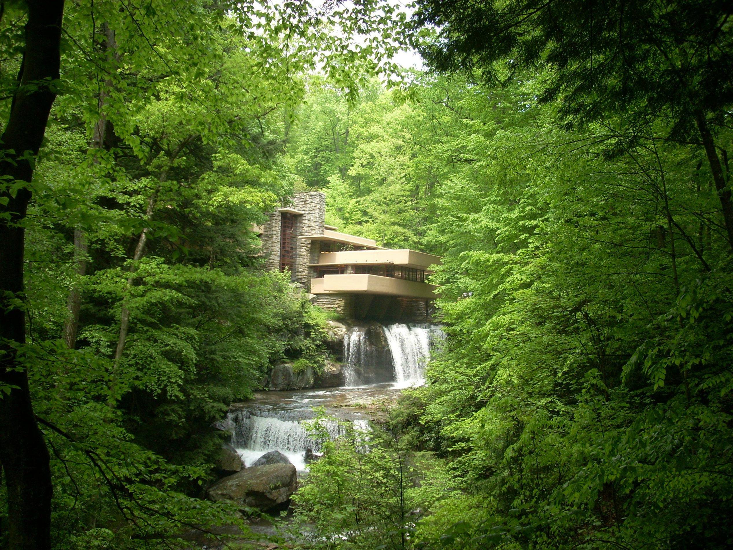 Frank Lloyd Wright's Falling Water in PA [2816x2112] OC | Scrolller