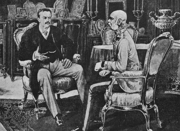 Franz Joseph with Theodore Roosevelt in 1910. | Scrolller