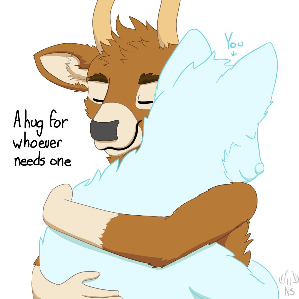 Free hugs! (art by me) | Scrolller