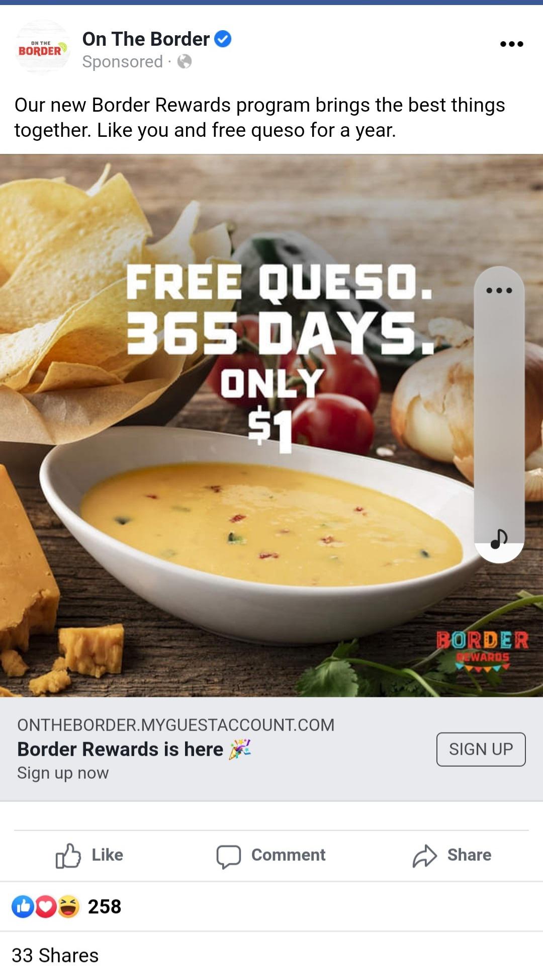 Free queso! Only $1.00!! | Scrolller