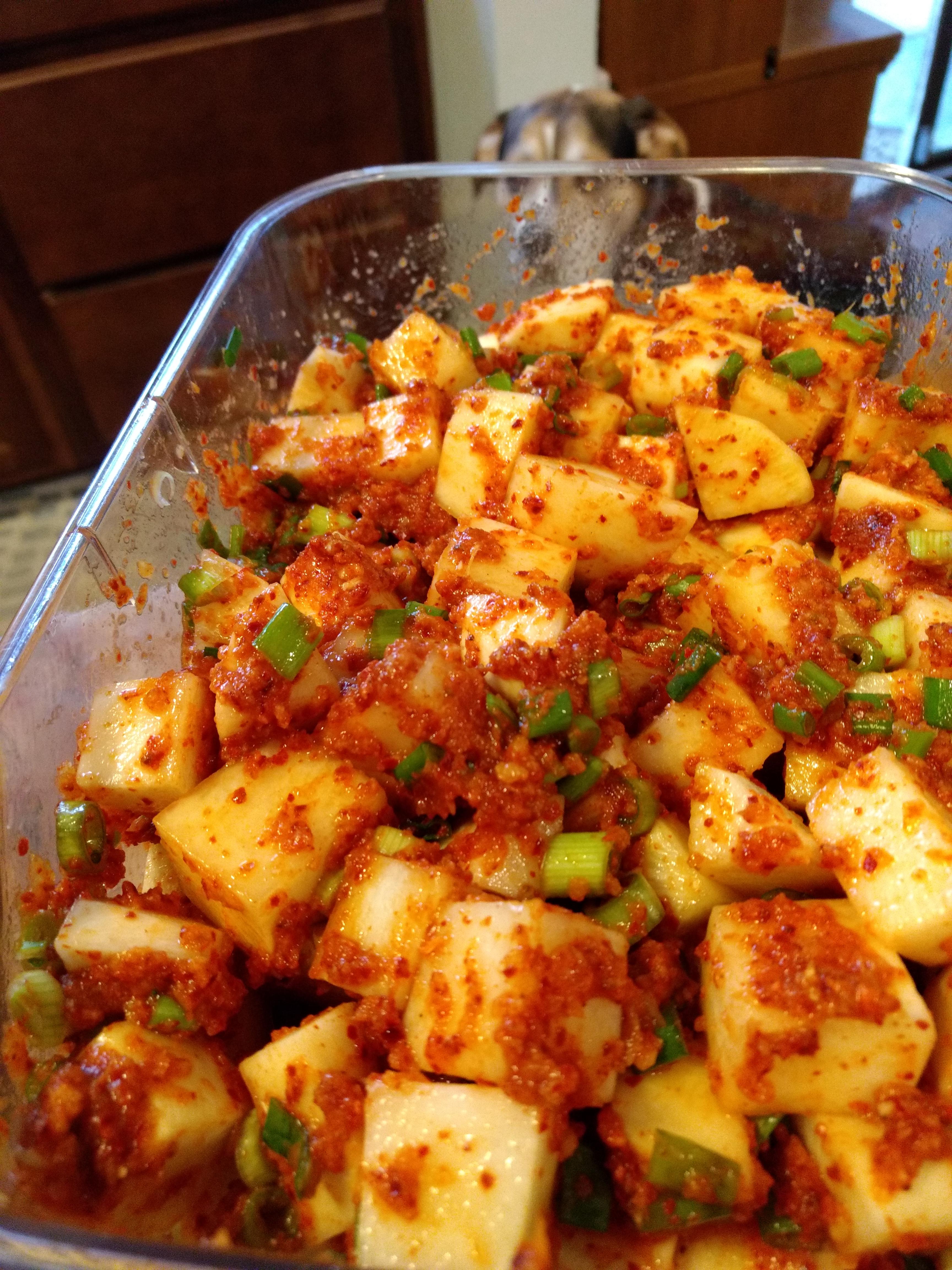 Fresh radish kimchi | Scrolller