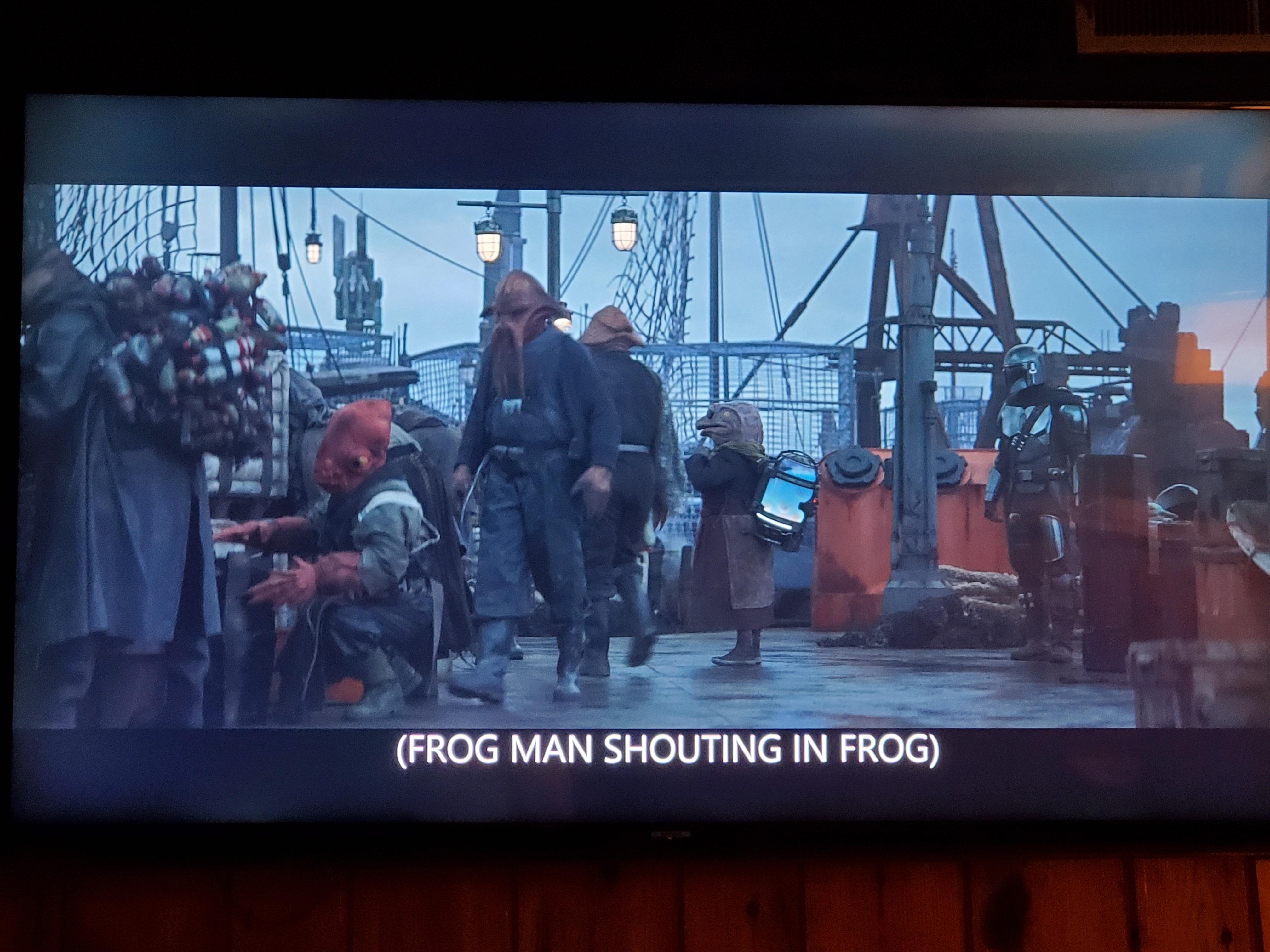 Frogman Cameo in Mando | Scrolller