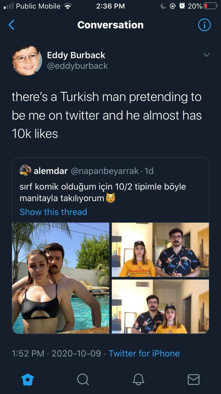 Fuck it, Turk-Eddy Burback | Scrolller