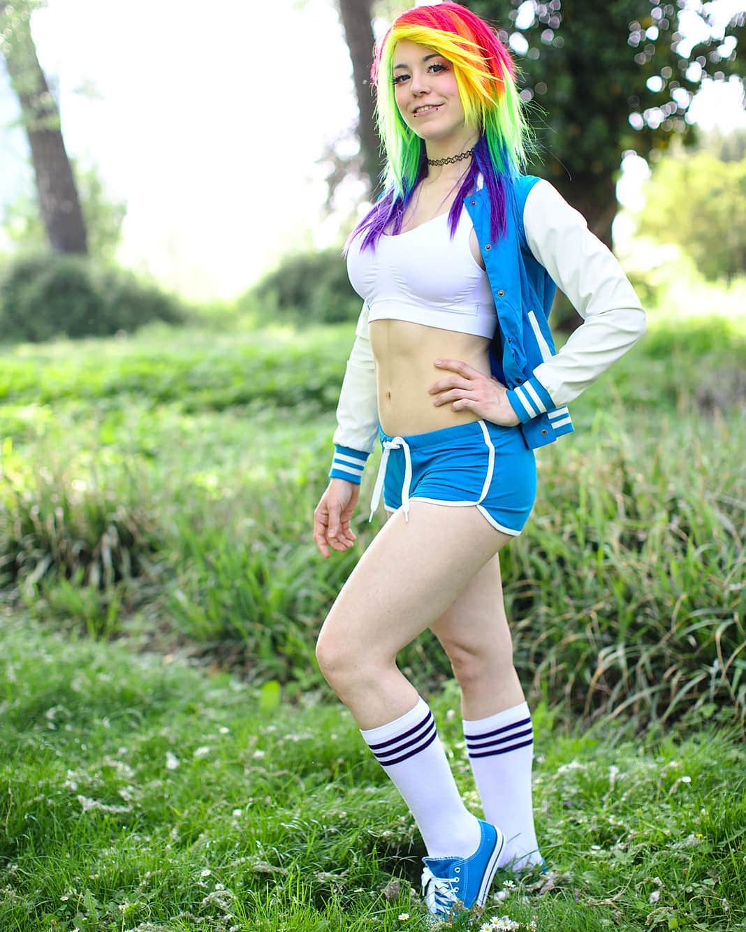 Full rainbow hair | Scrolller