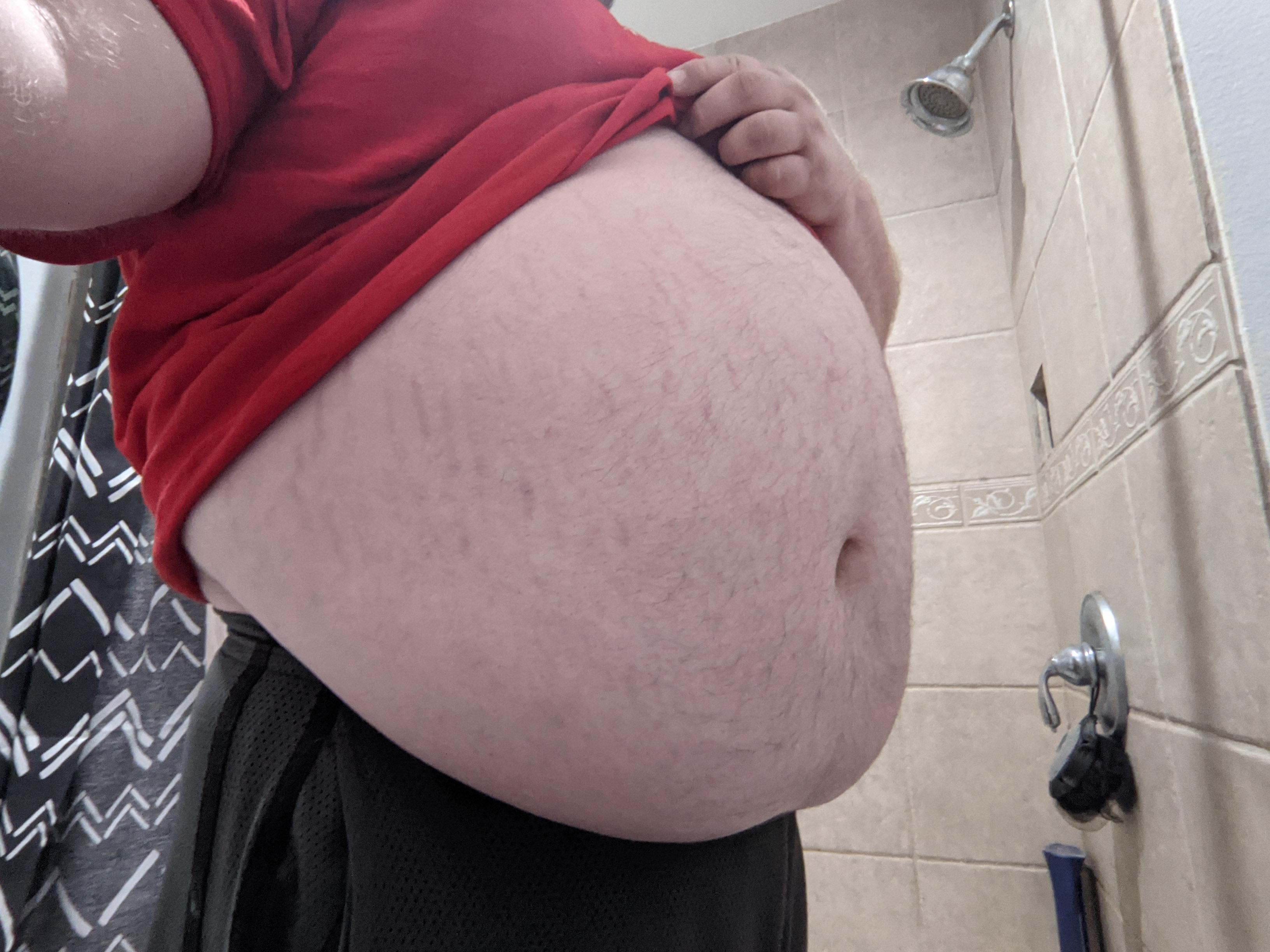 Full to the brim. Come rub my belly and help make room for more doughnuts ;) | Scrolller