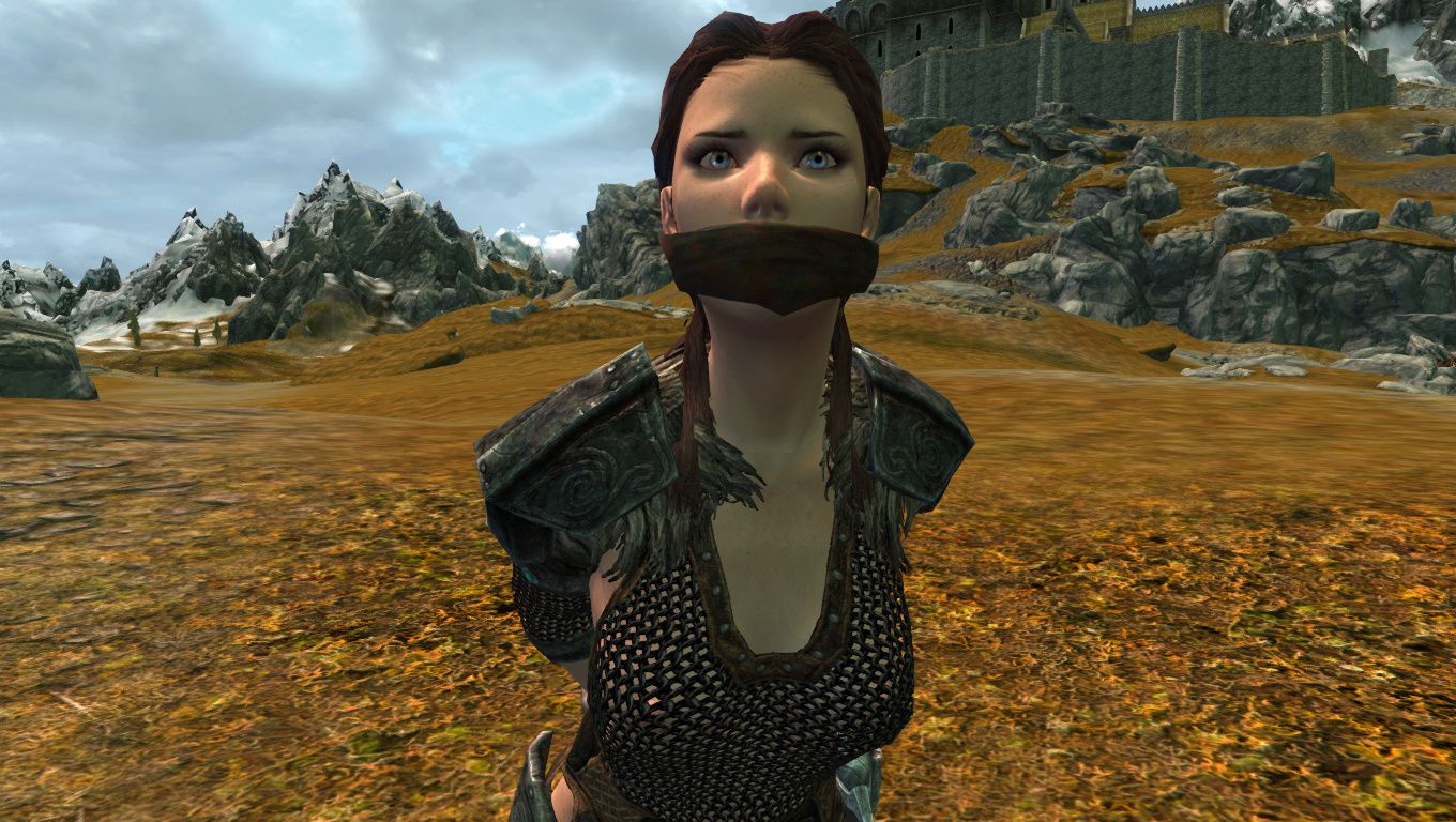 Gagged in chainmail armor | Scrolller