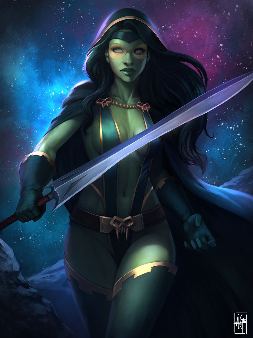 Gamora by Art Gutierrez | Scrolller