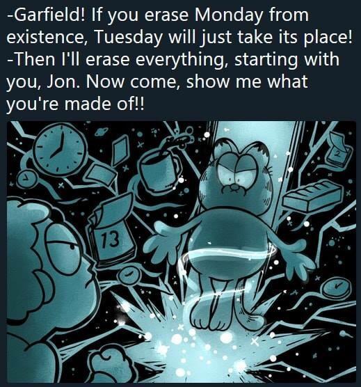 Garfield, Bender of Time and Reality | Scrolller