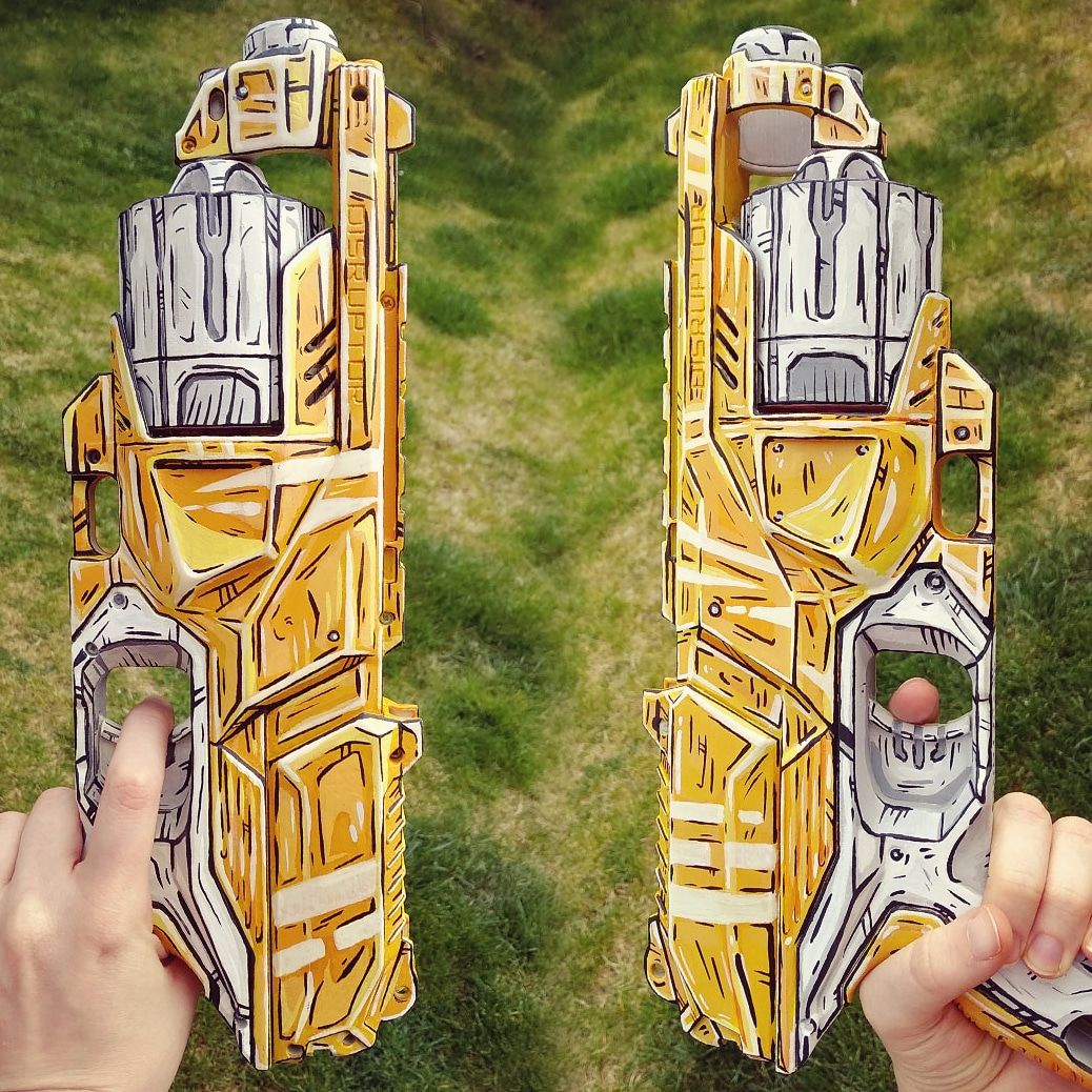 Gave my Nerf gun Borderlands treatment | Scrolller