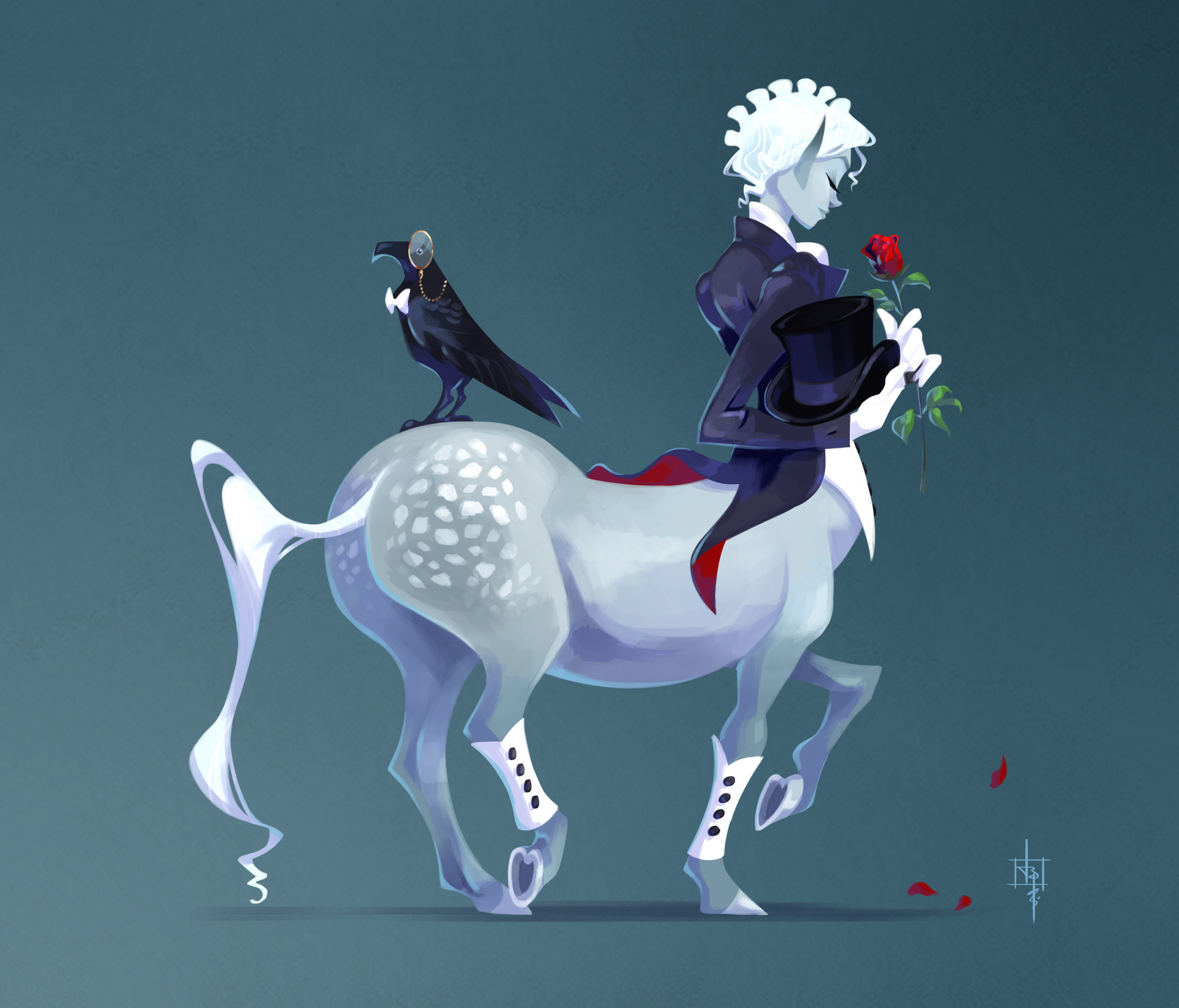 "Gentlewoman Centaur" by Tatiana Barbesolle | Scrolller
