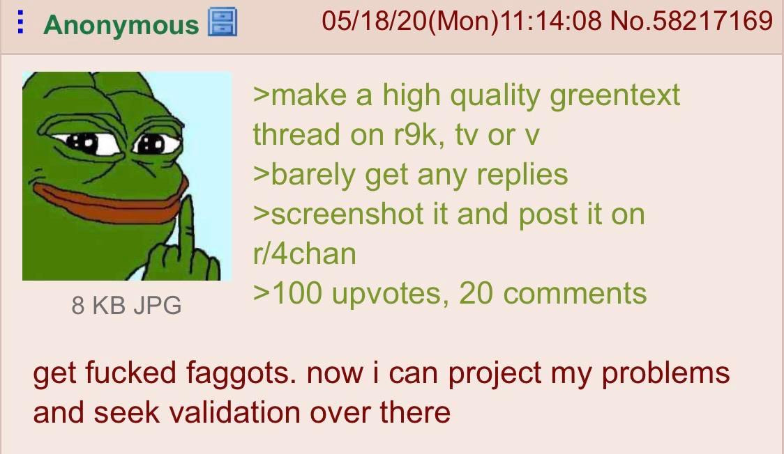 Get wrecked fags | Scrolller