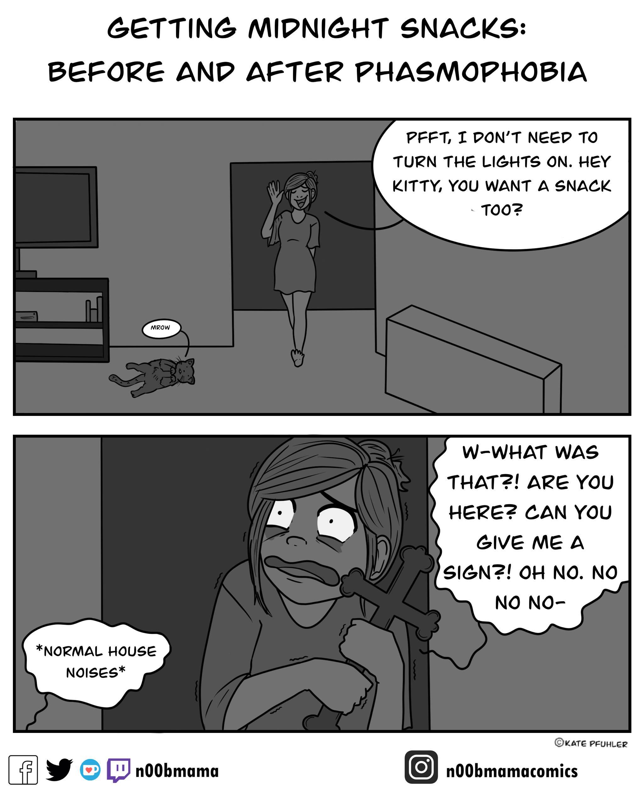 Getting Midnight Snacks: Before and After Playing Phasmophobia | Scrolller