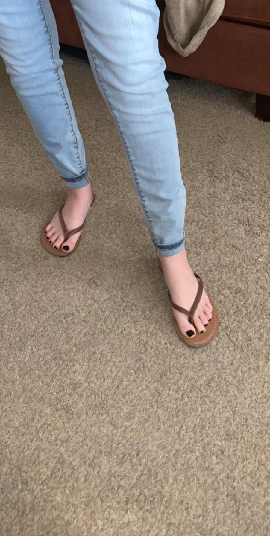 Gfs feet In flip flops rate them | Scrolller