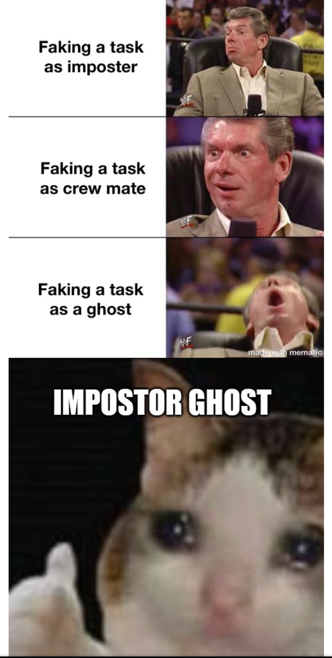 Ghosts CAN fake tasks | Scrolller