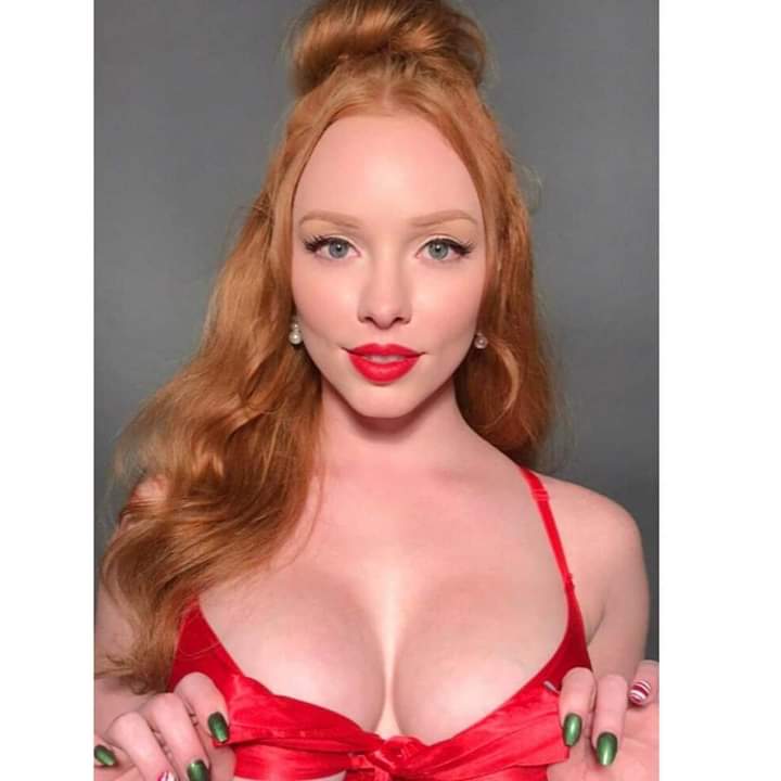 Ginger with beautiful ruby lips | Scrolller