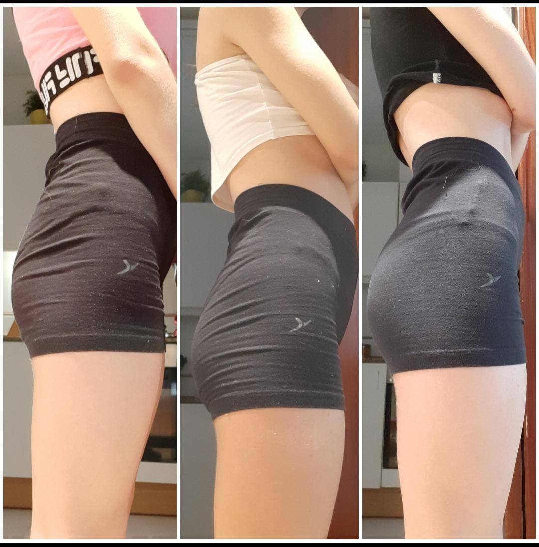Glute Progress!!! (12 may/ 12 june/ 23 june) I've recently added resistance bands to my home ...