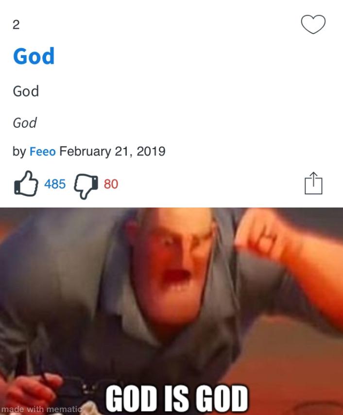 God is God | Scrolller