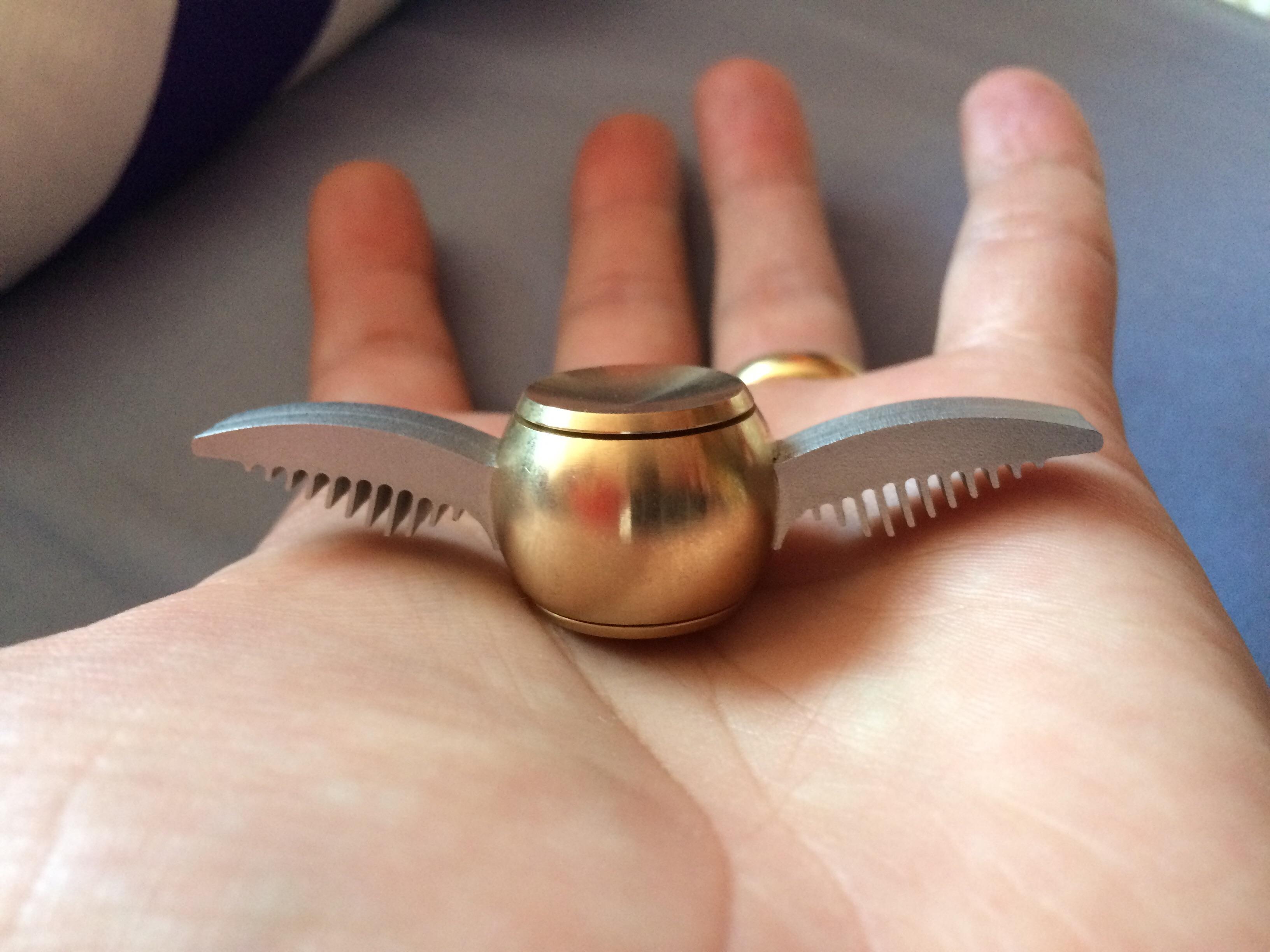 golden snitch fidget spinner | Scrolller