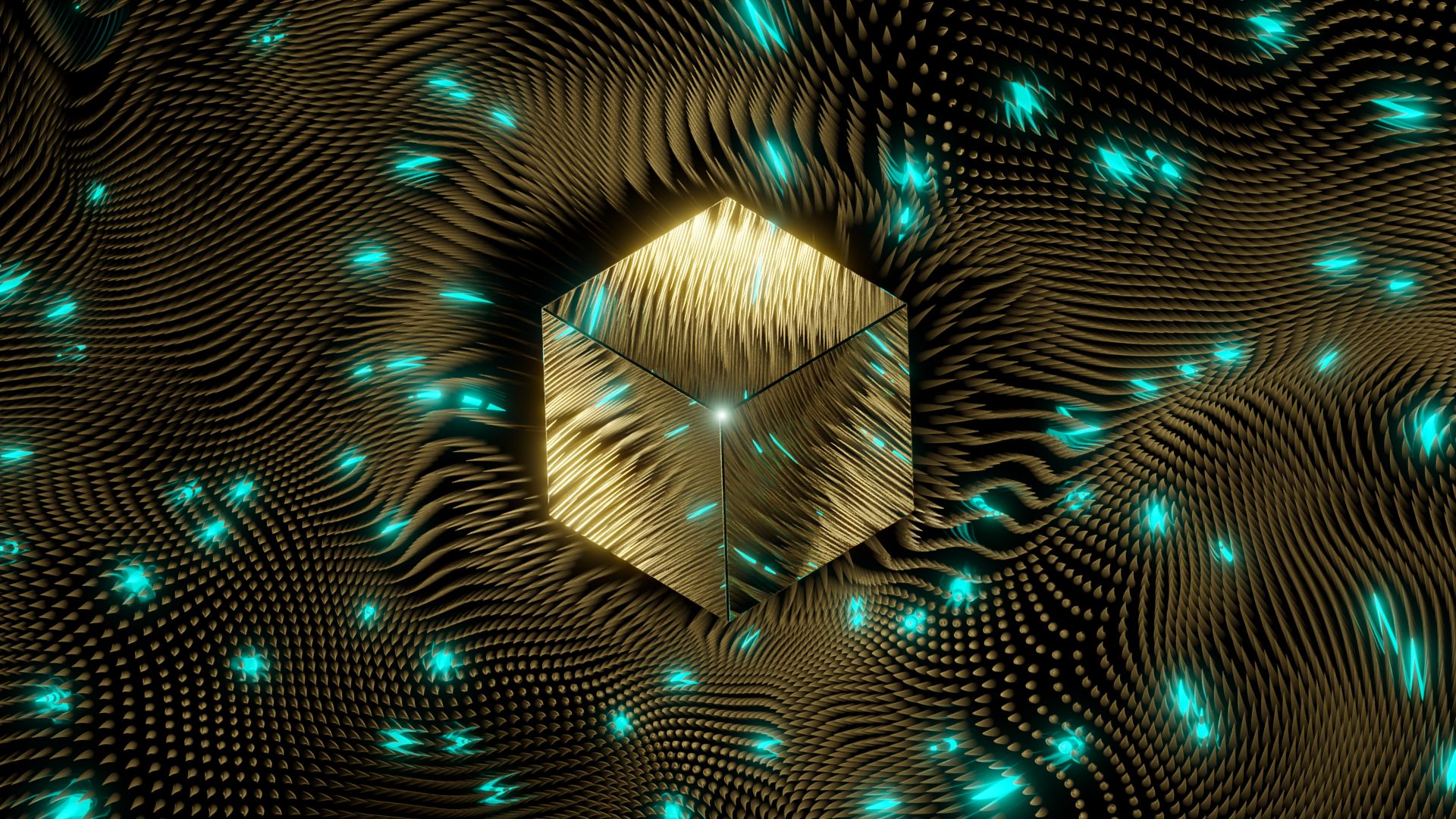 GOLDEN WAVES [1920x1080] | Scrolller