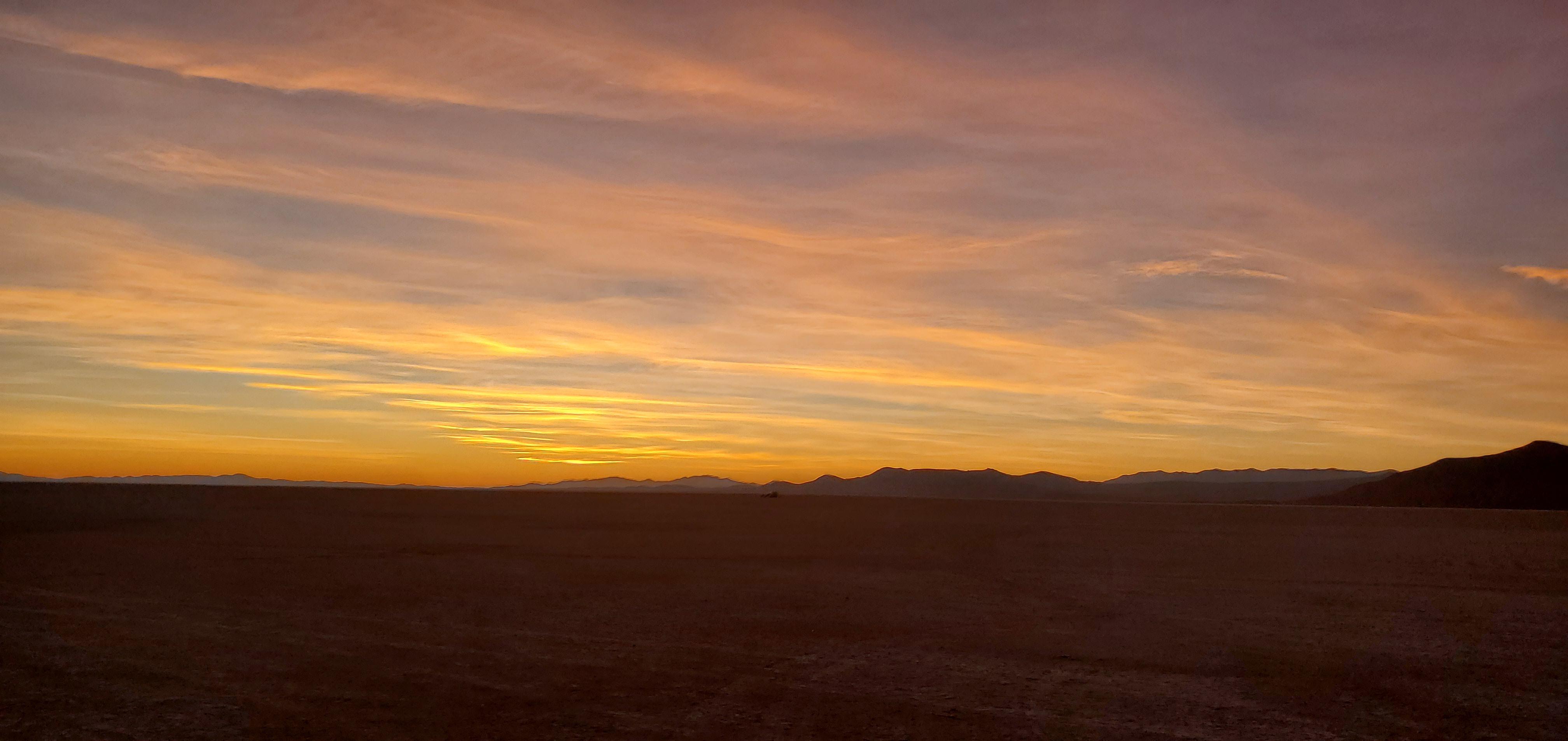 Good morning from Black Rock Desert. I'm live streaming from sunrise to sunset all week. Music ...