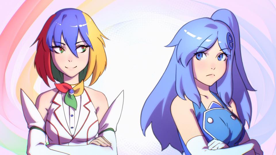 Google Chrome-chan and Internet Explorer-chan! by Kuvshinov Ilya | Scrolller