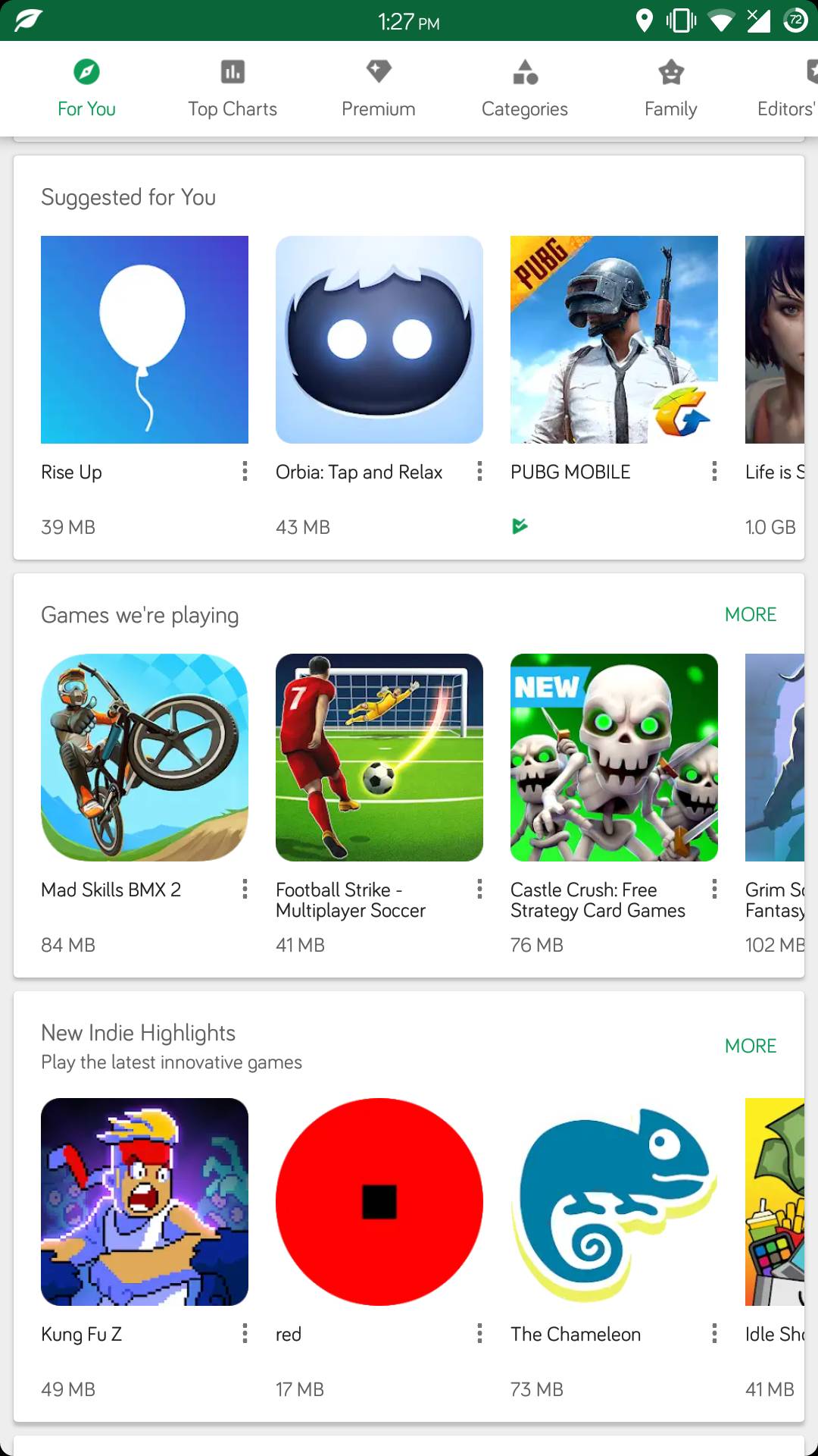 Google Play Store now shows app sizes below the icon | Scrolller
