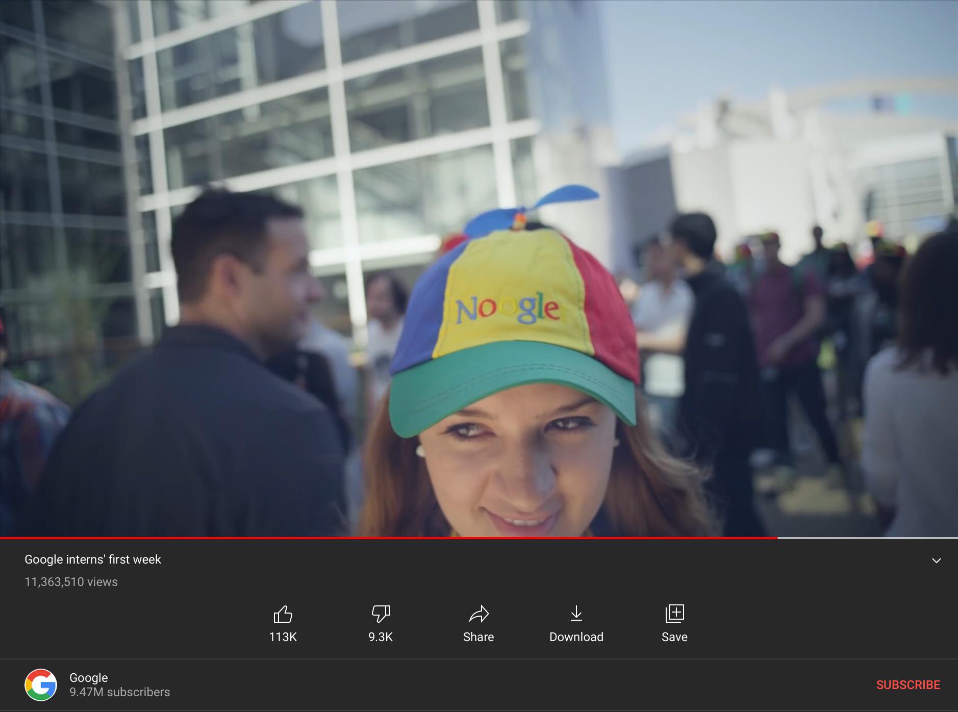 google showing a sbubby of their own logo | Scrolller