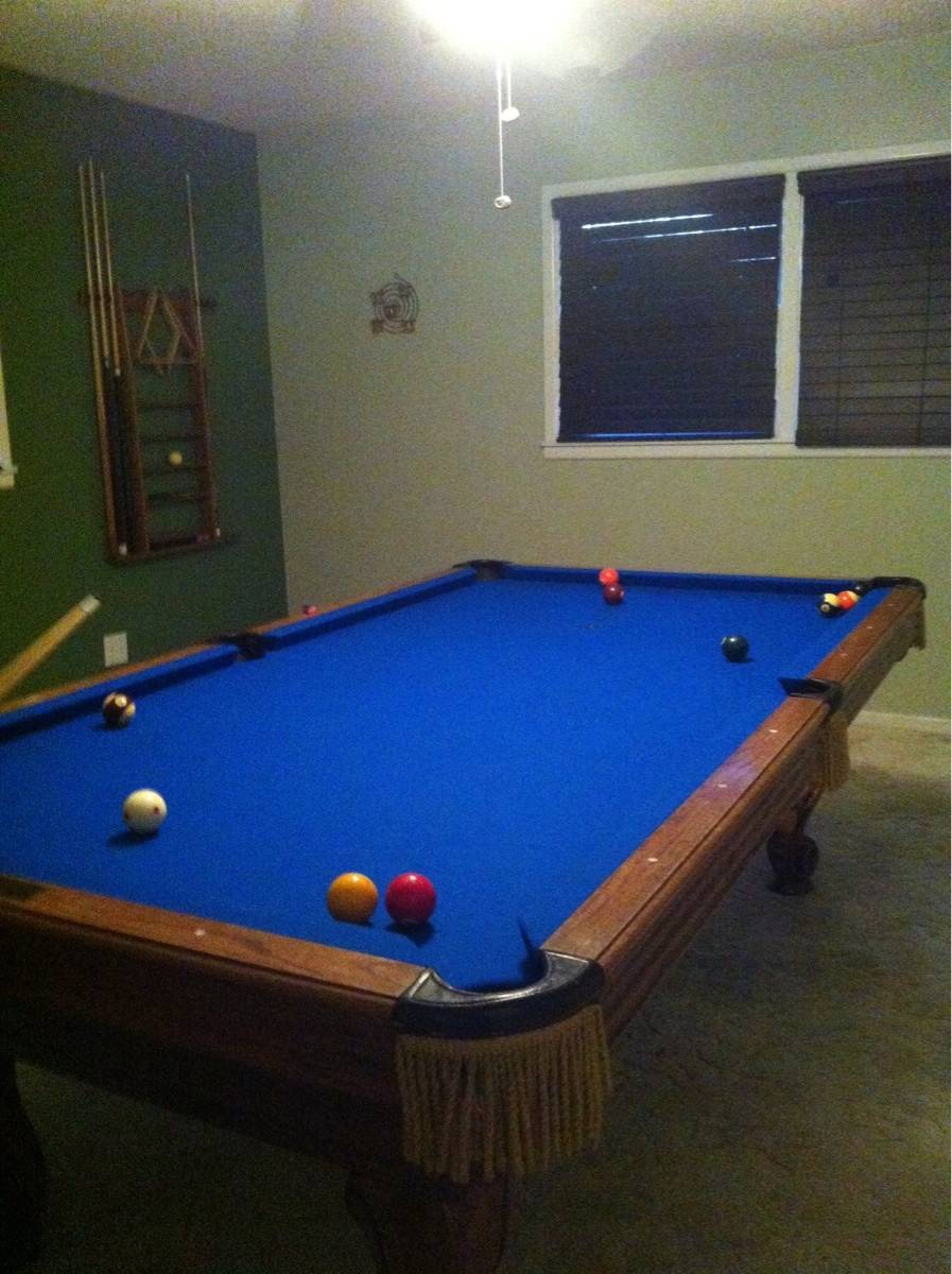 Got a new pool table. | Scrolller