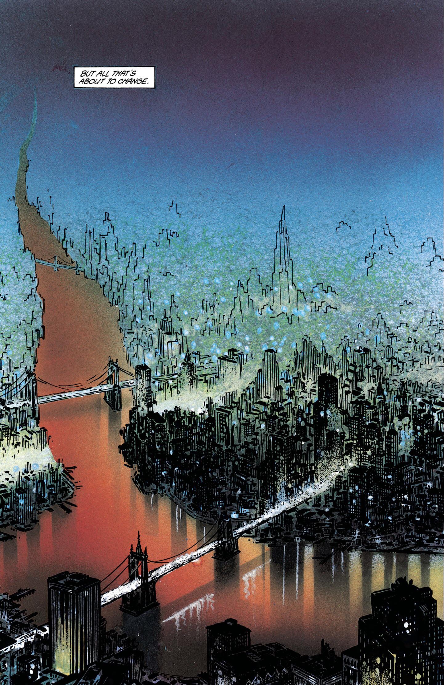 Gotham City by Bernie Wrightson (from Batman: The Cult #1) | Scrolller