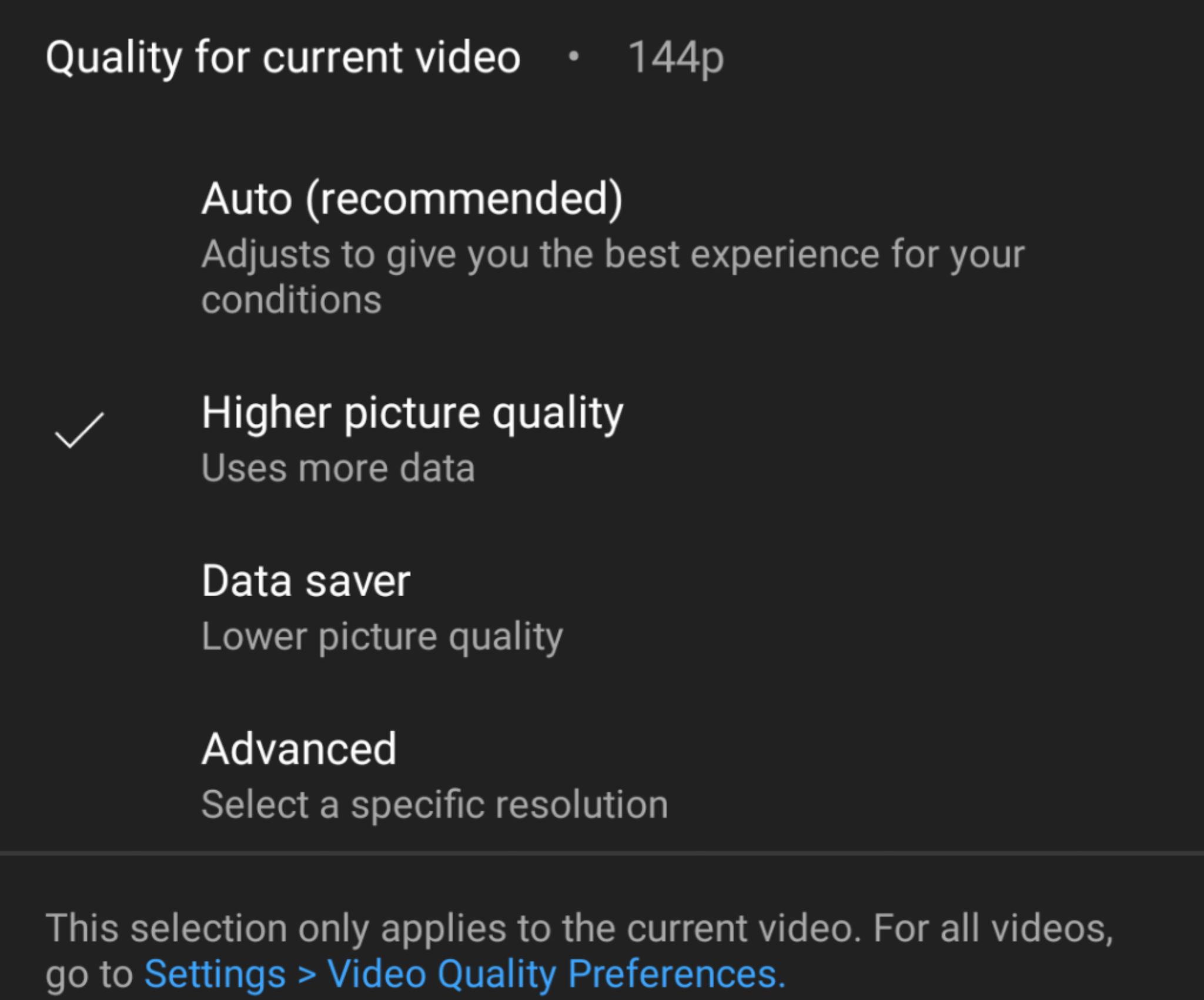 Gotta say. I'm not really diggin the new layout for video quality. What do you guys think about ...