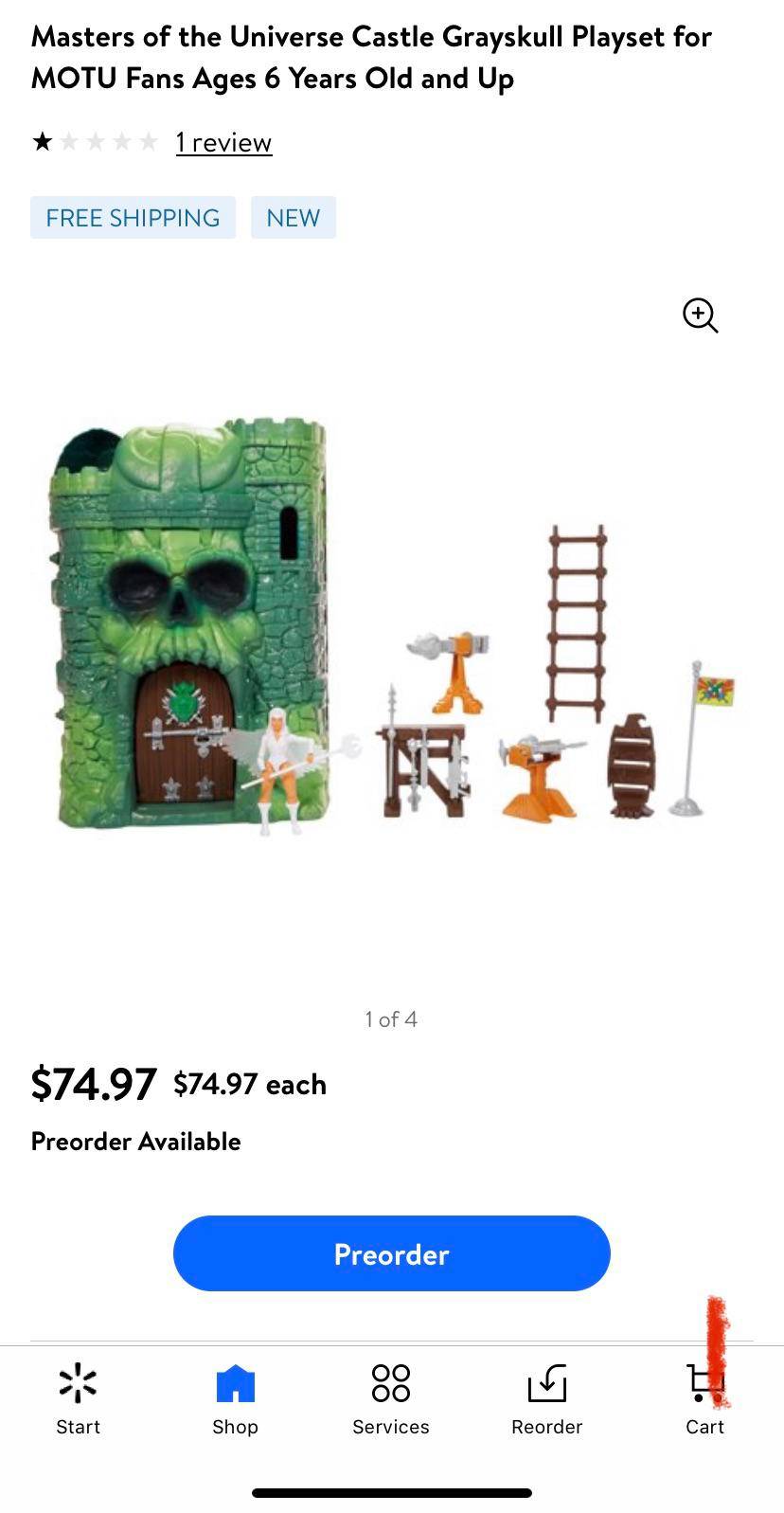 Grayskull preorders are available again at Walmart! | Scrolller