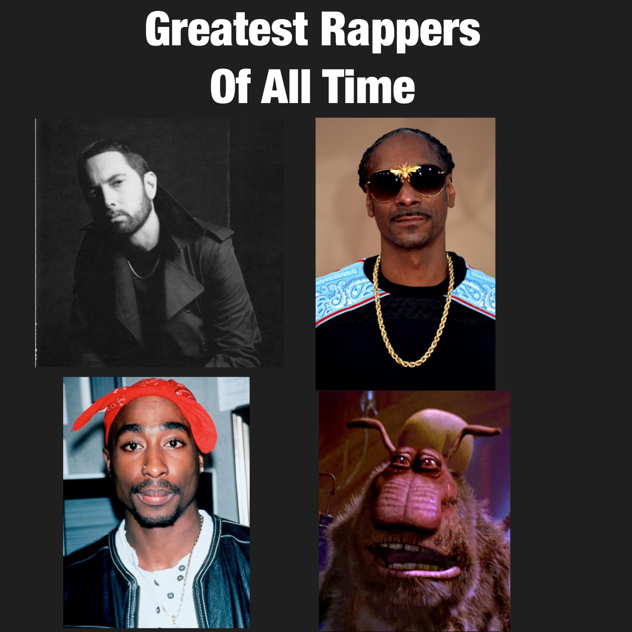 Greatest Rappers Of All Time | Scrolller