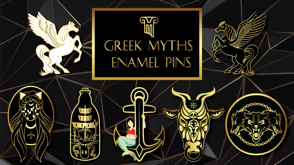 Greek Mythology Enamel Pins (Just Launched!) | Scrolller