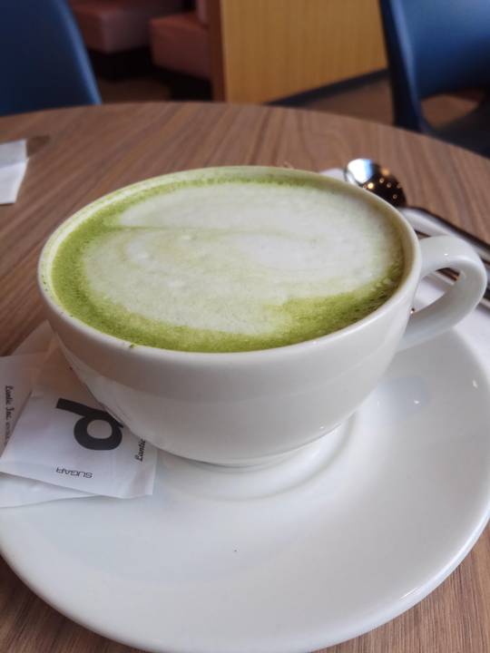Green tea matcha latte | Scrolller