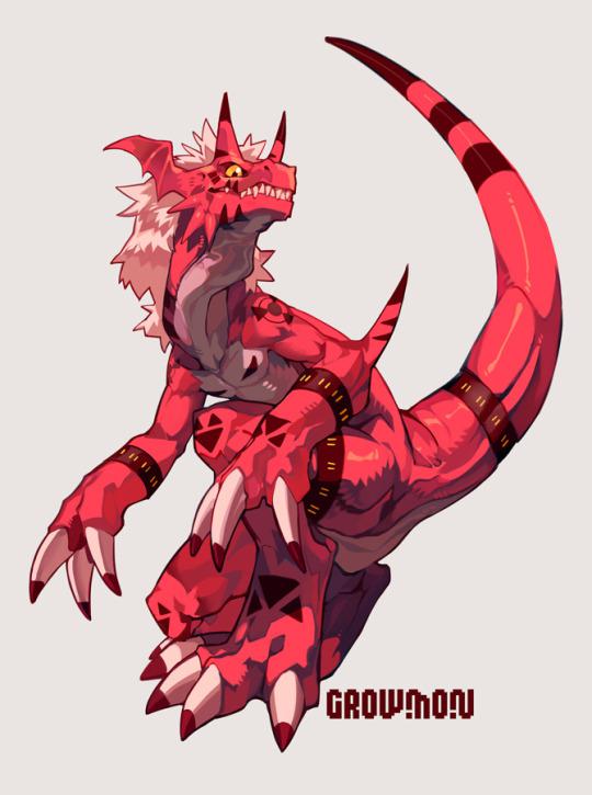 Growlmon (by Akurave) | Scrolller