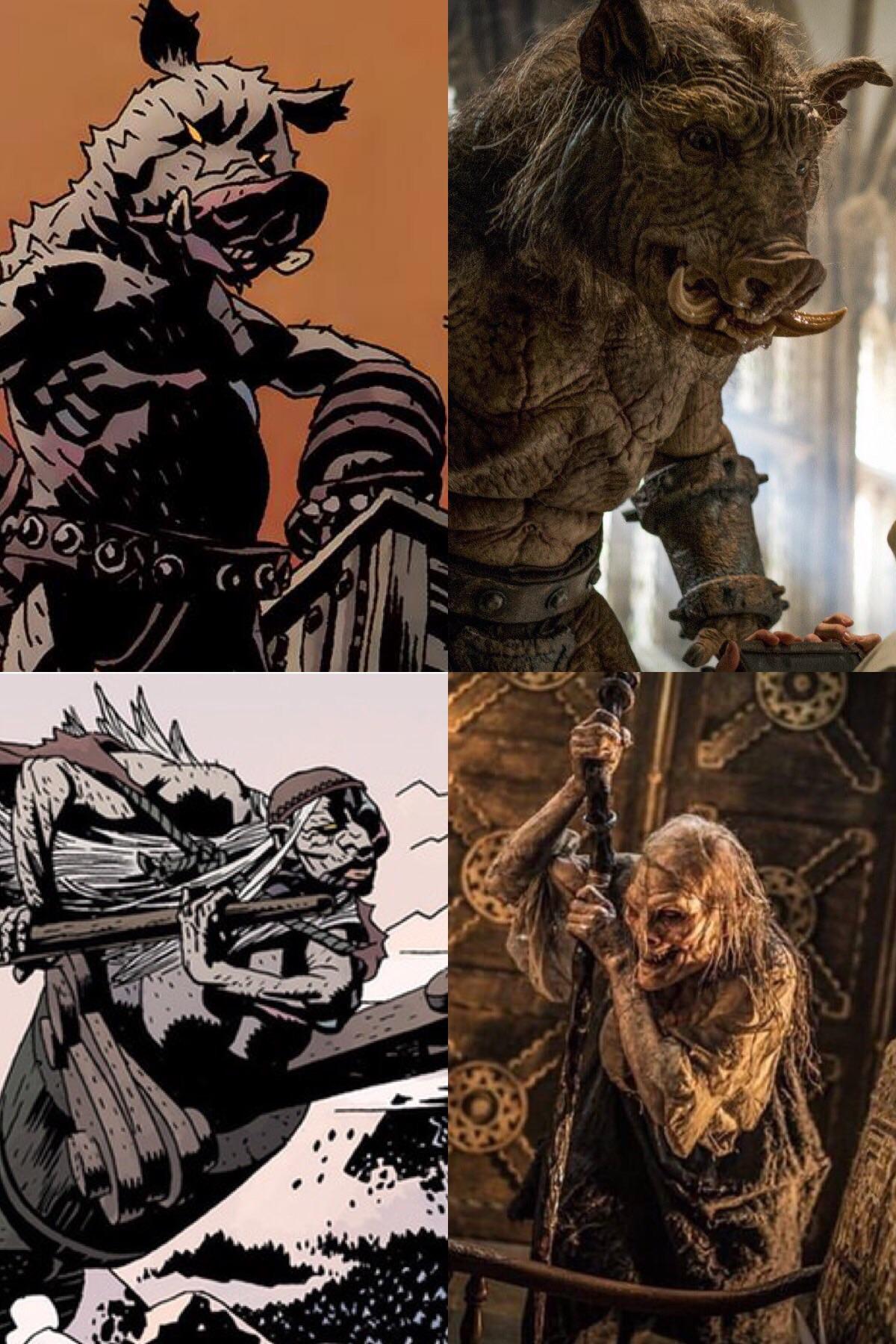 Gruagach and Baba Yaga look absolutely incredible. Can’t beat practical effects. | Scrolller