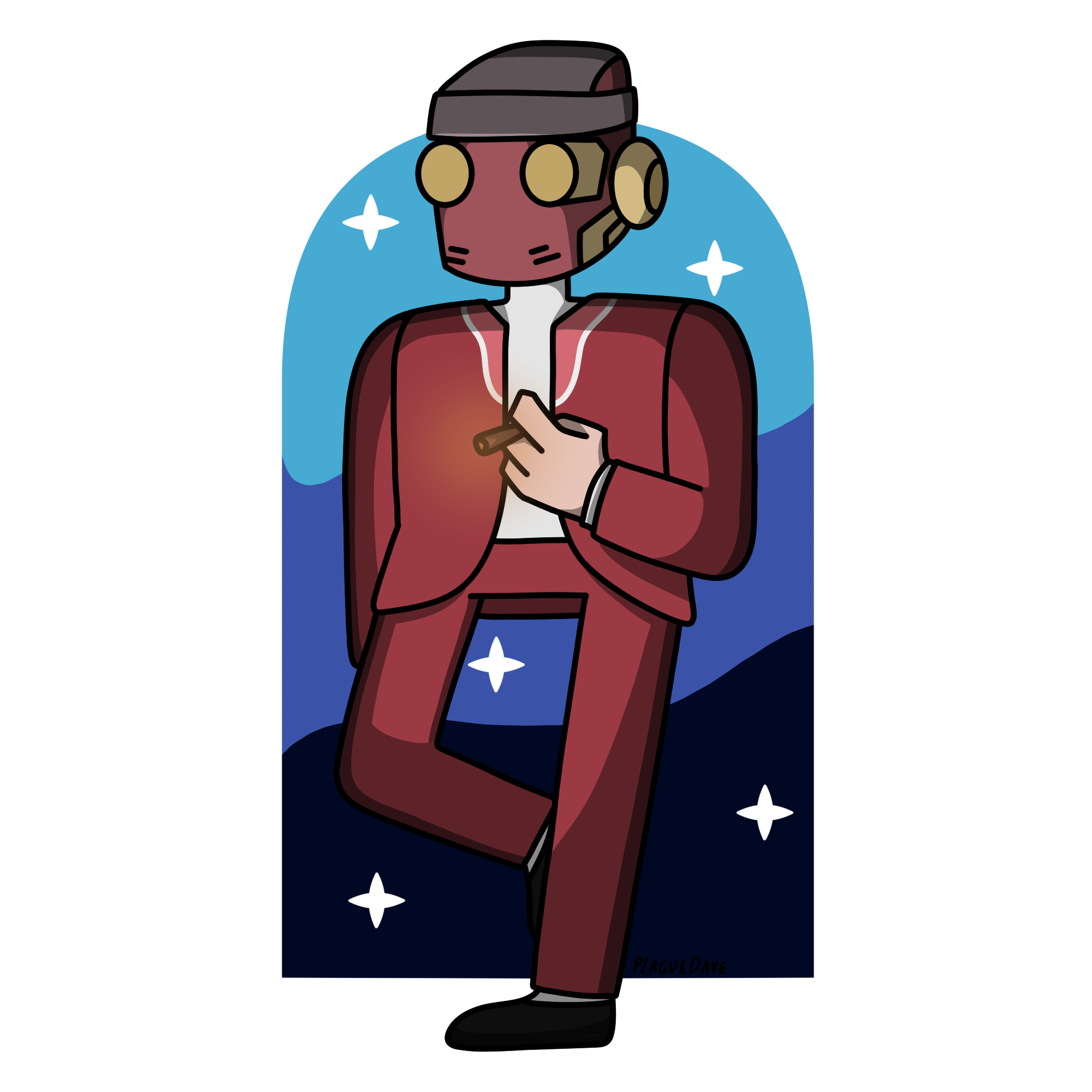 Had a go at drawing my current character! | Scrolller