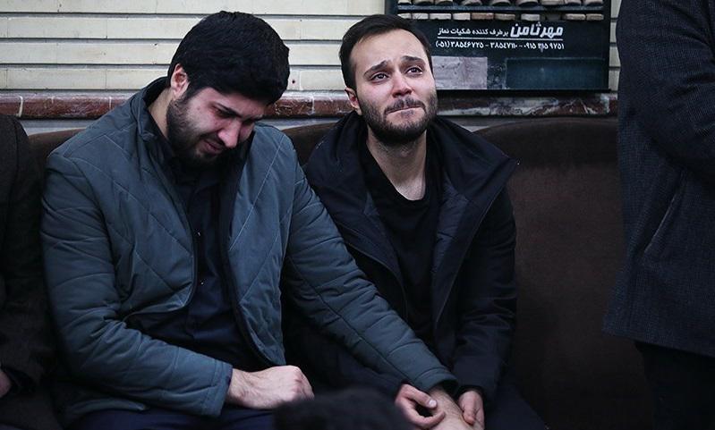 Haj Qasem's son mourning his father's martyrdom. | Scrolller