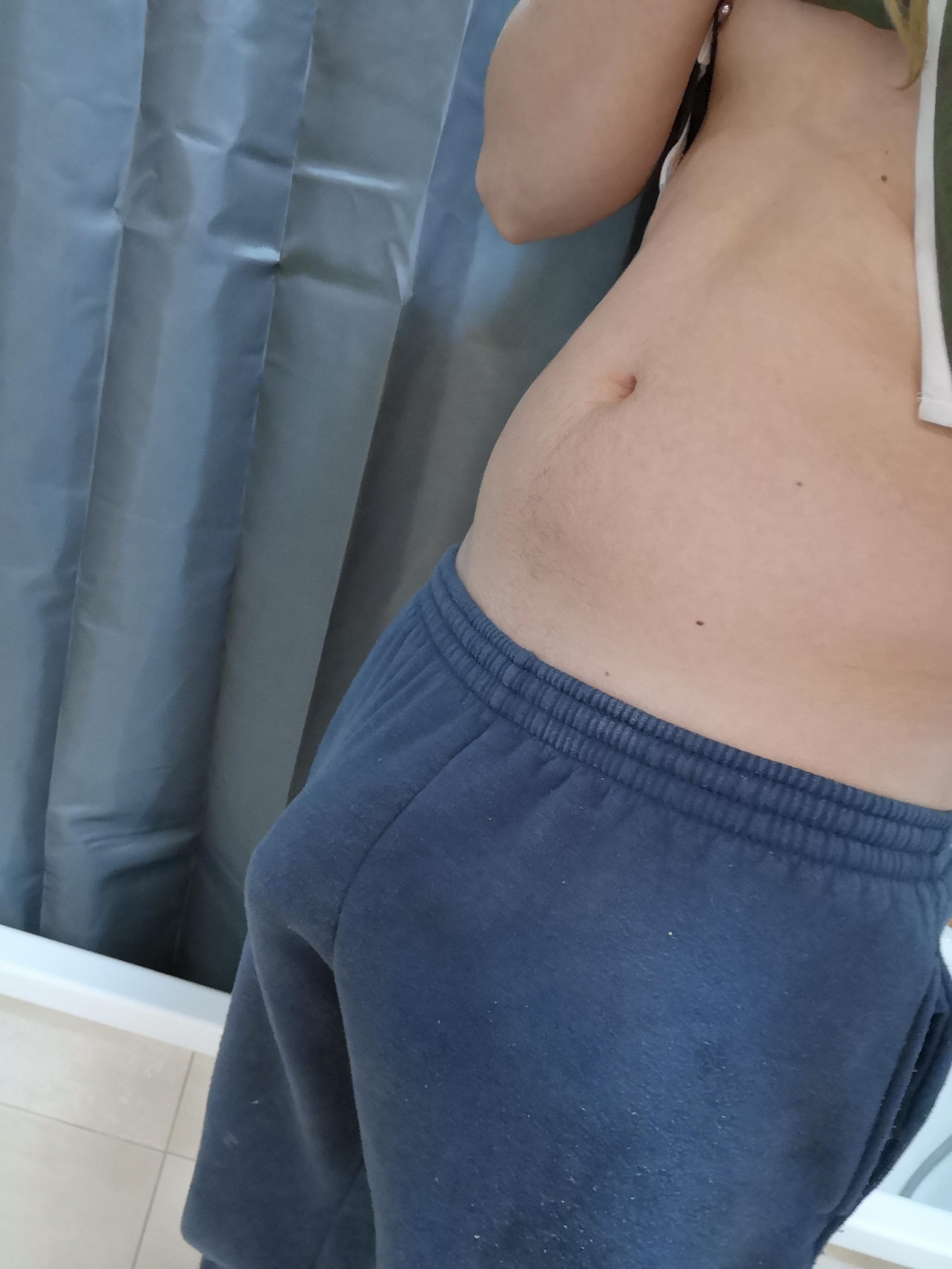 Half hard in sweatpants | Scrolller