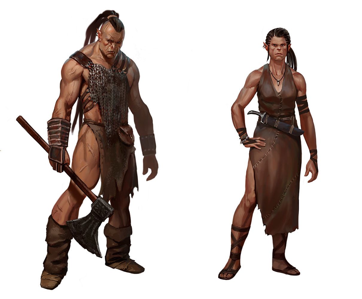 Half Orcs by Javier Charro | Scrolller