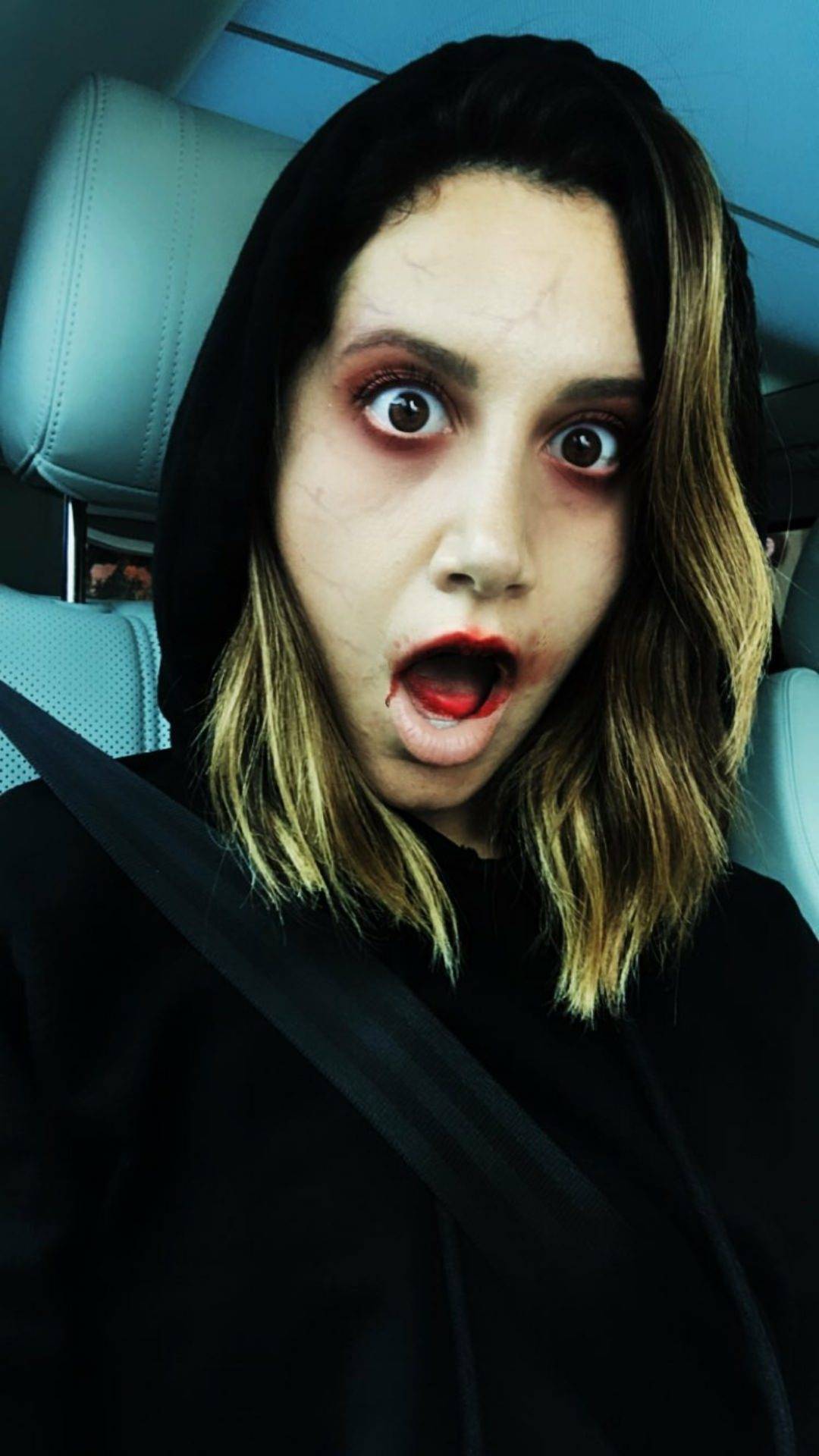 Halloween filter (from her Instagram) | Scrolller