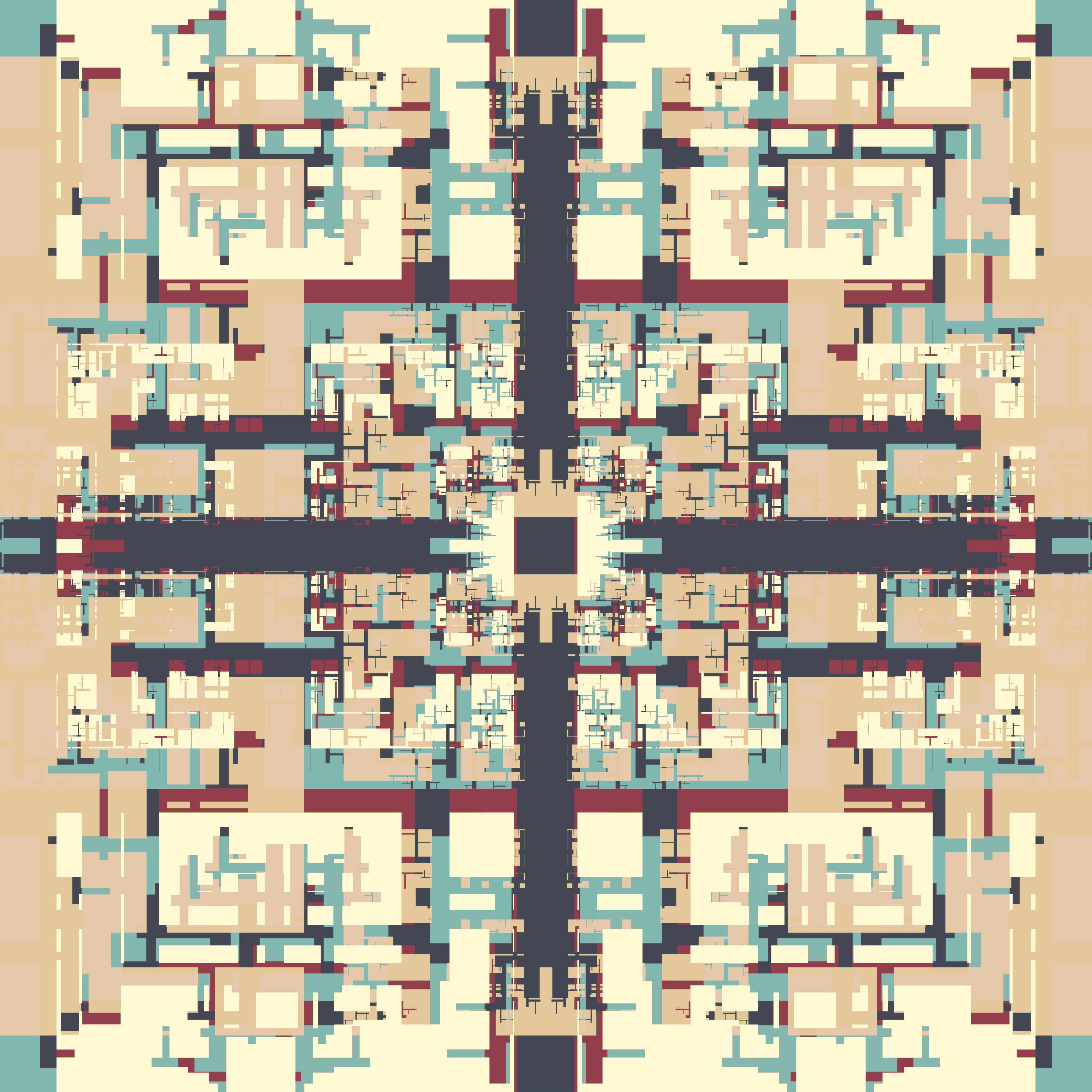 Handcrafted Fractal [3000x3000] [OC] | Scrolller