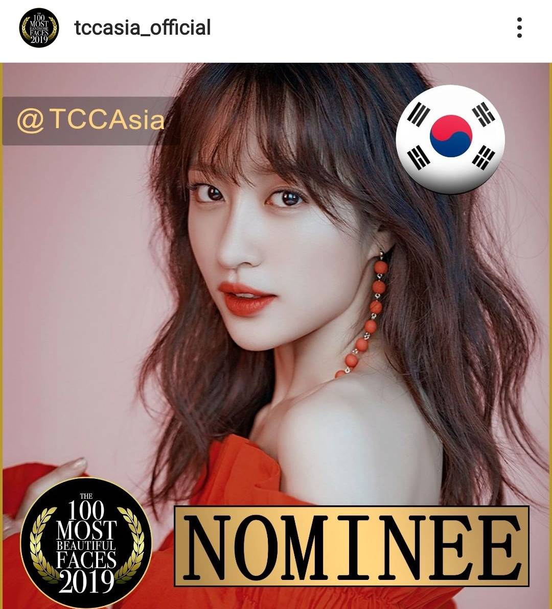 Hani nominated on TCCAsia for most beautiful faces 2019 | Scrolller