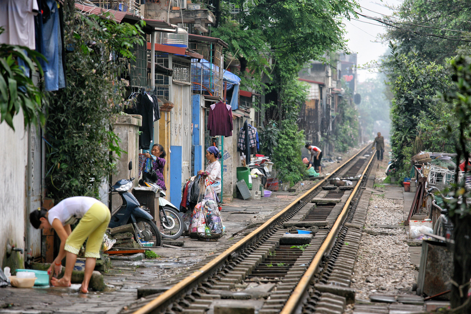 Hanoi Train Track | Scrolller